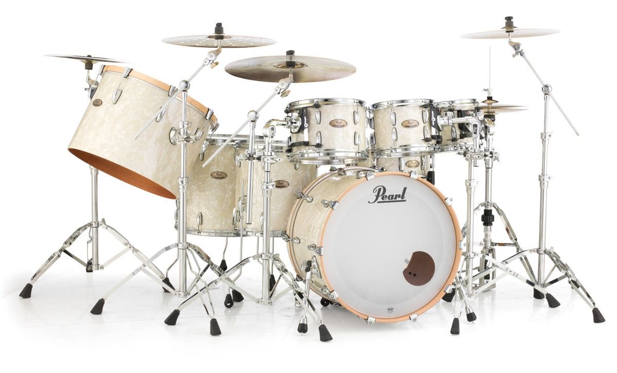 Pearl Drum Sets White