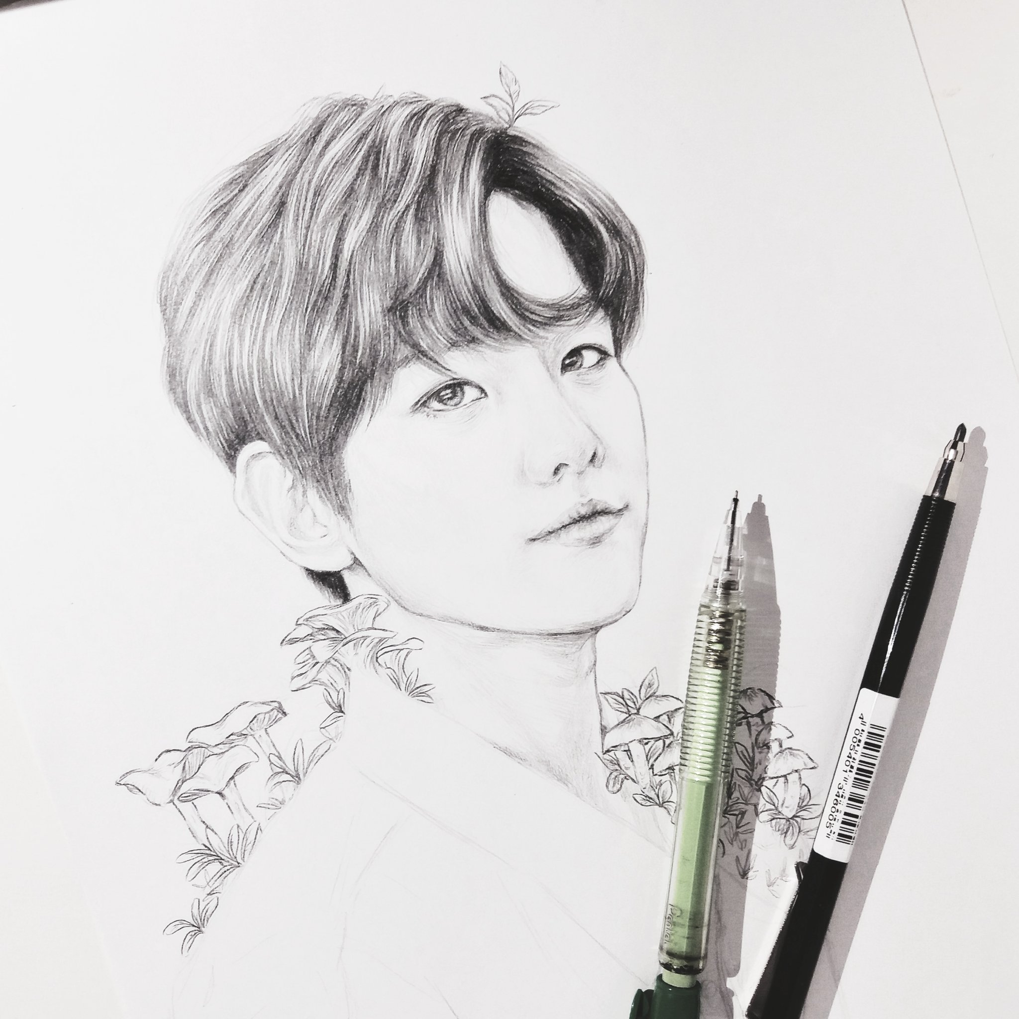 Exo Portrait Sketch