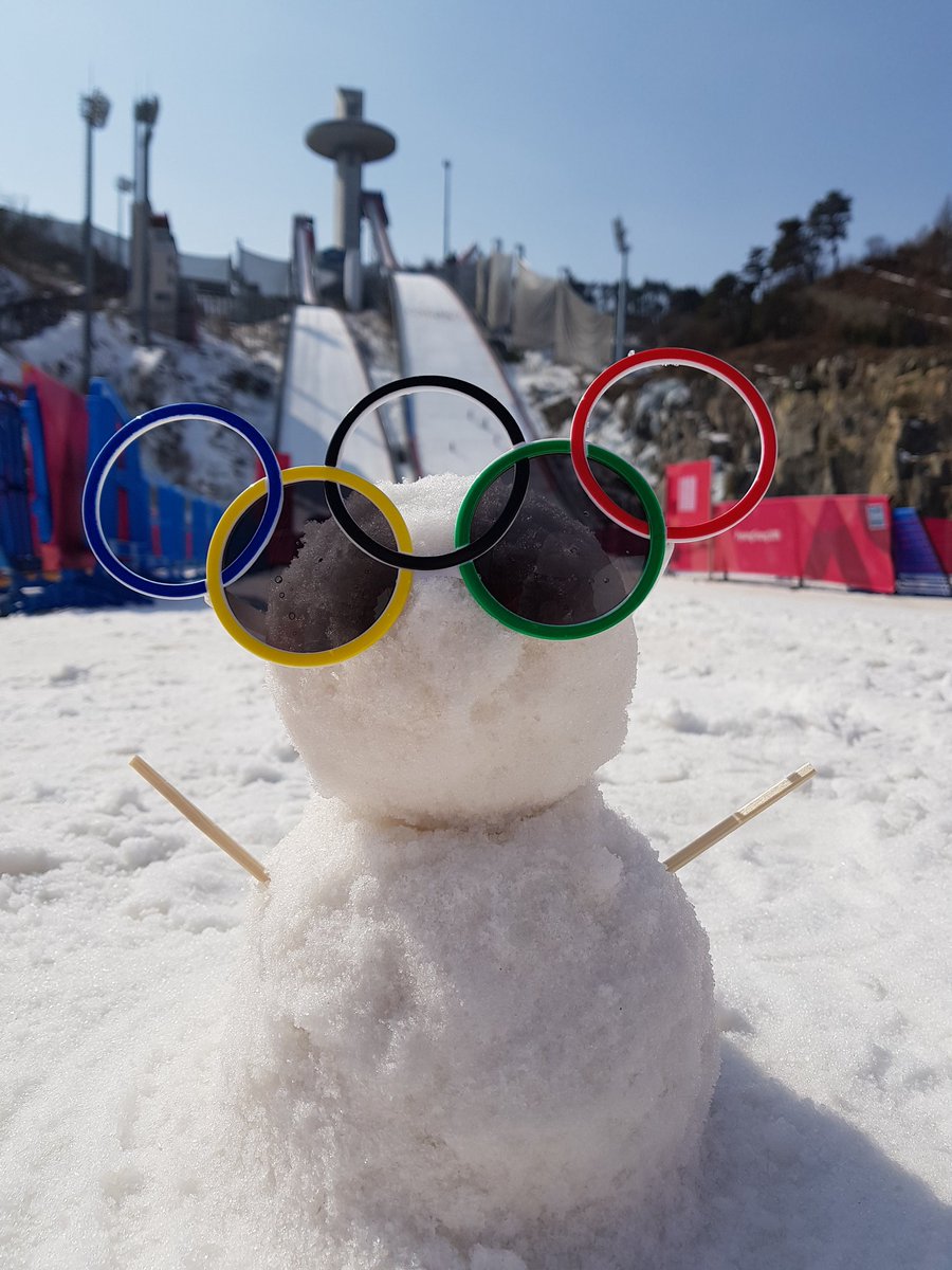 Olympics on Twitter: "⛄ Olympic snowman 😍 #Pyeongchang2018 #Olympics…