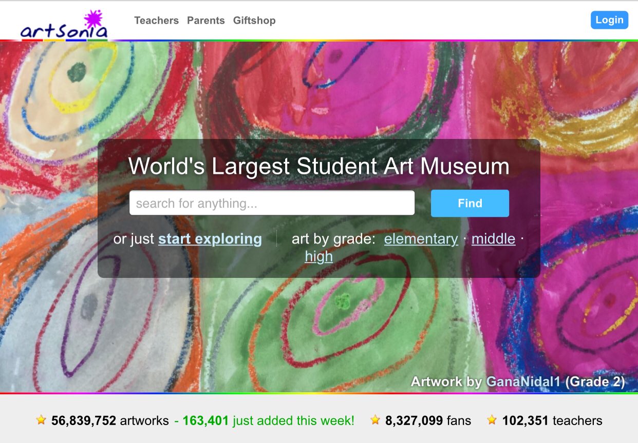 Amber Larenson on Twitter: "My favorite tech tool is @Artsonia ...