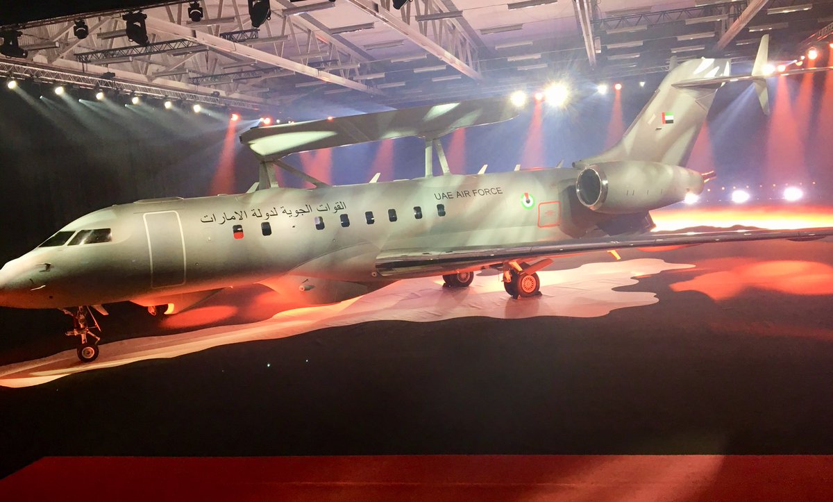 The first appearance of the UAE's "Saab Global Eye" | Pakistan Defence