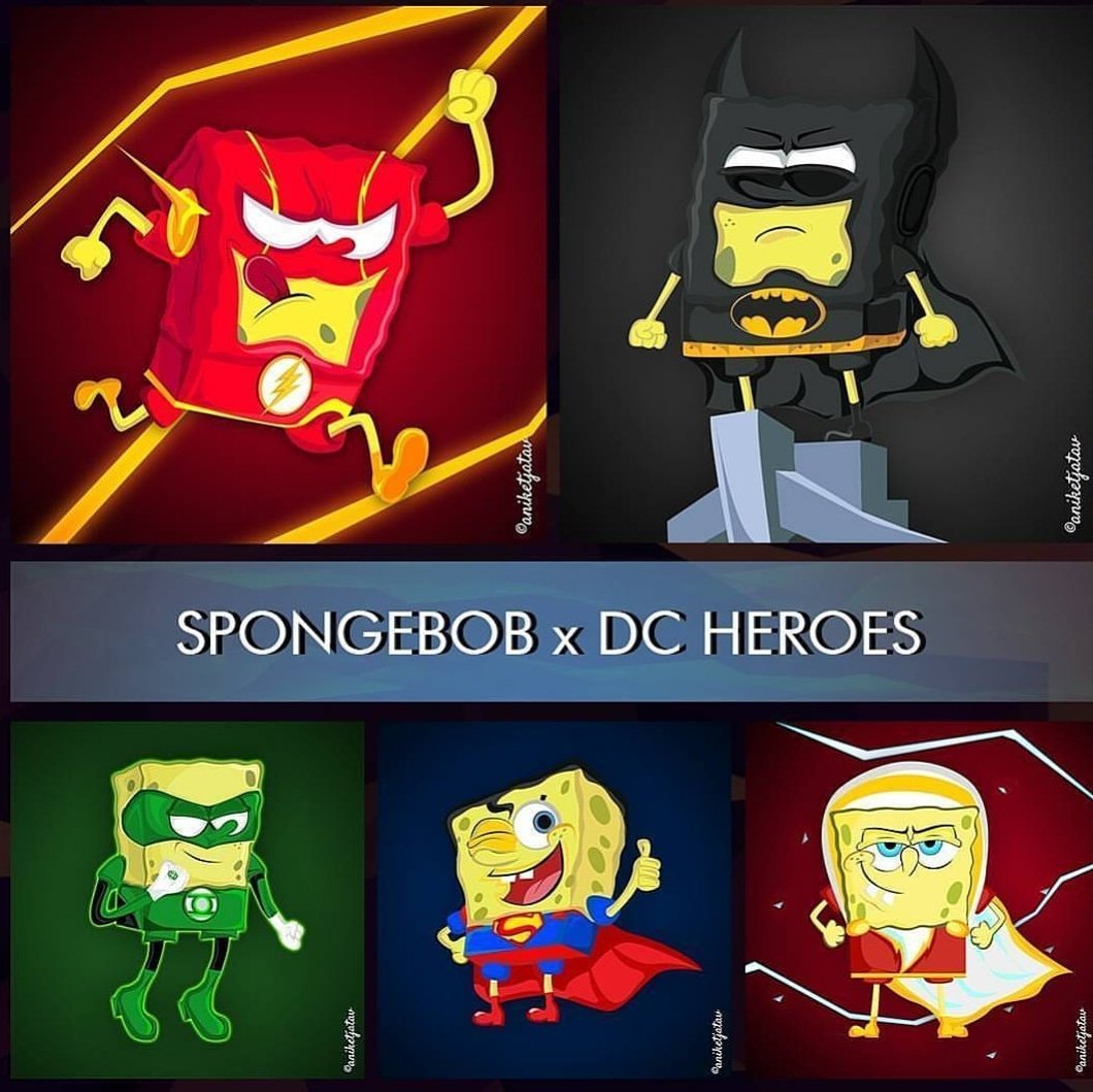 Spongebob Superhero League