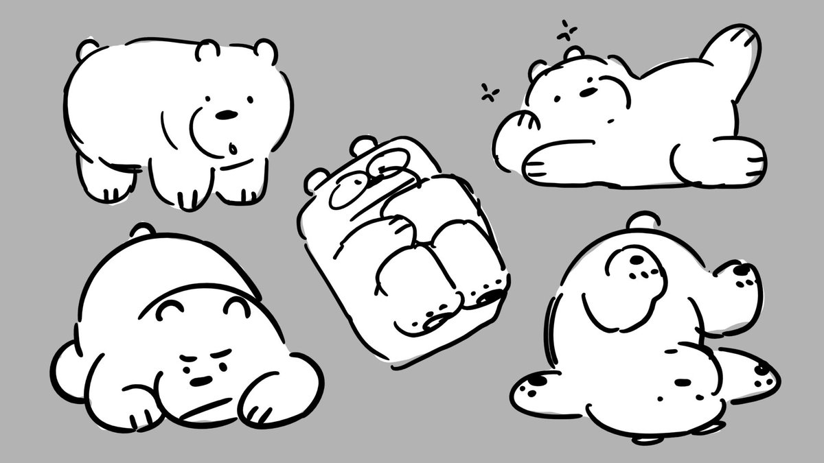 「i'm square bear. you? 」|🍓 Christina Changの漫画