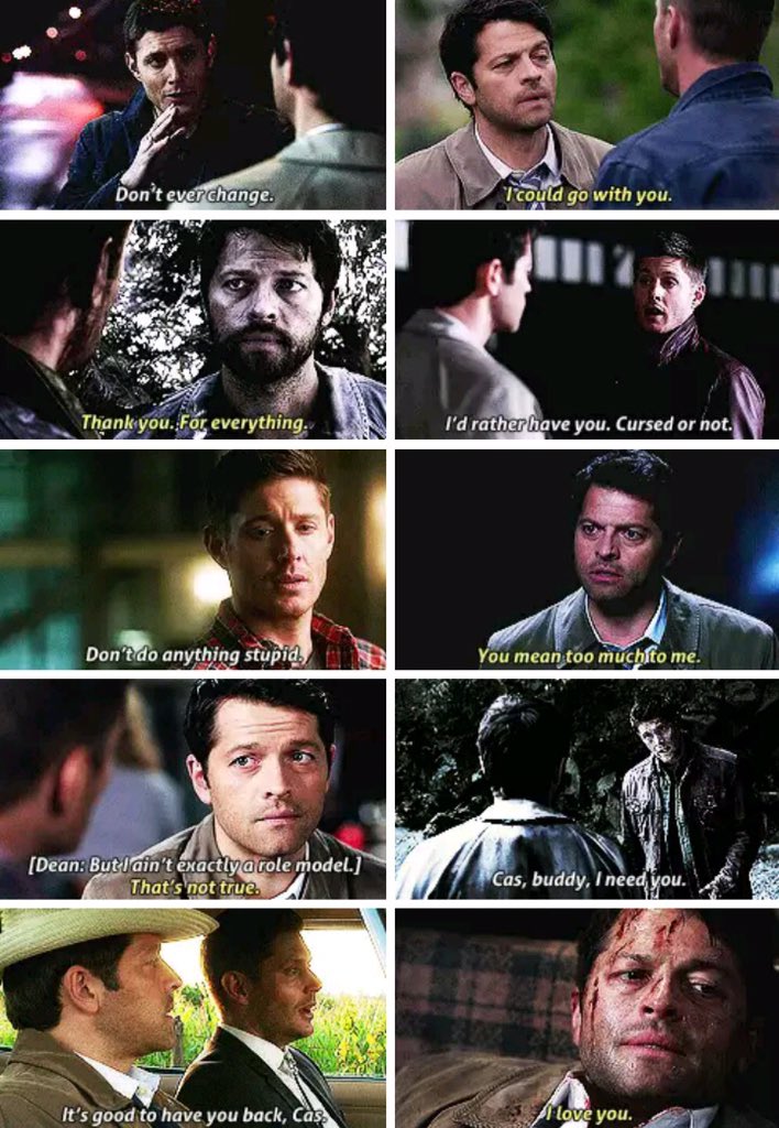 Supernatural Quotes Castiel To Dean