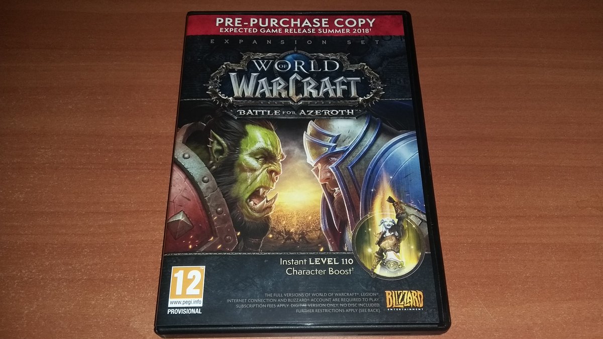 I just got my physical BFA copy of the game! Physical pre-purchase ...