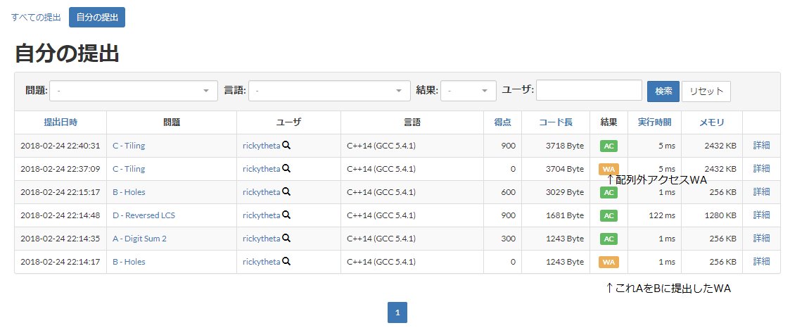 Codeforces Round #466 (Div. 2) + AtCoder Grand Contest 021 (10ページ目 ...