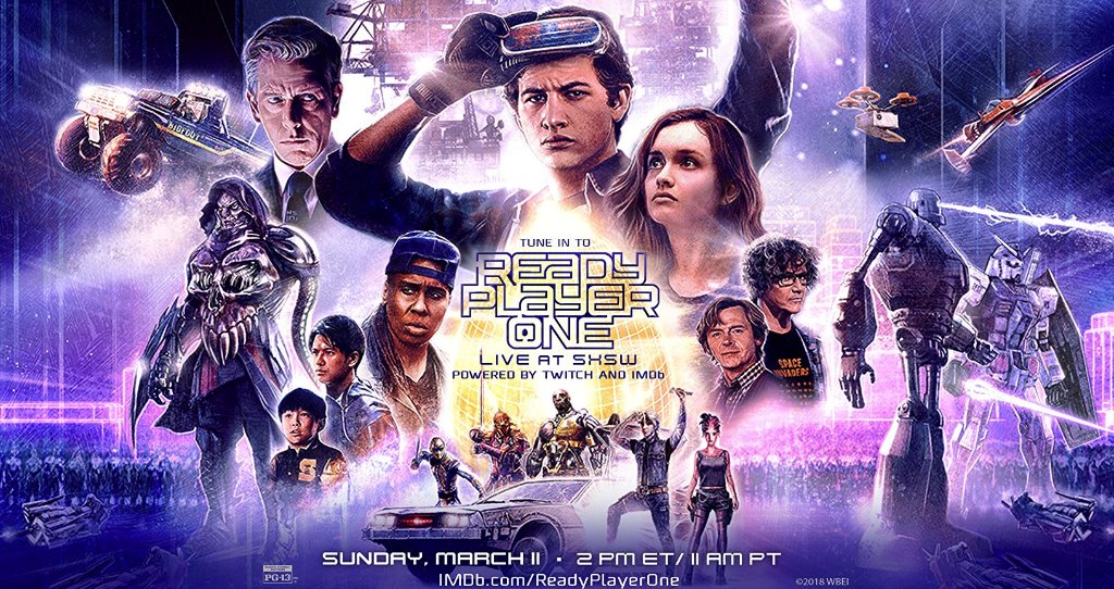 READY PLAYER ONE Set To Premiere Tomorrow Night At SXSW; Check Out Two ...