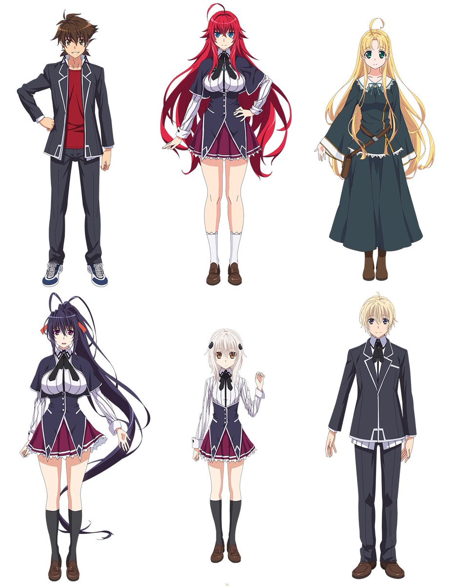 High School Dxd Anime Characters