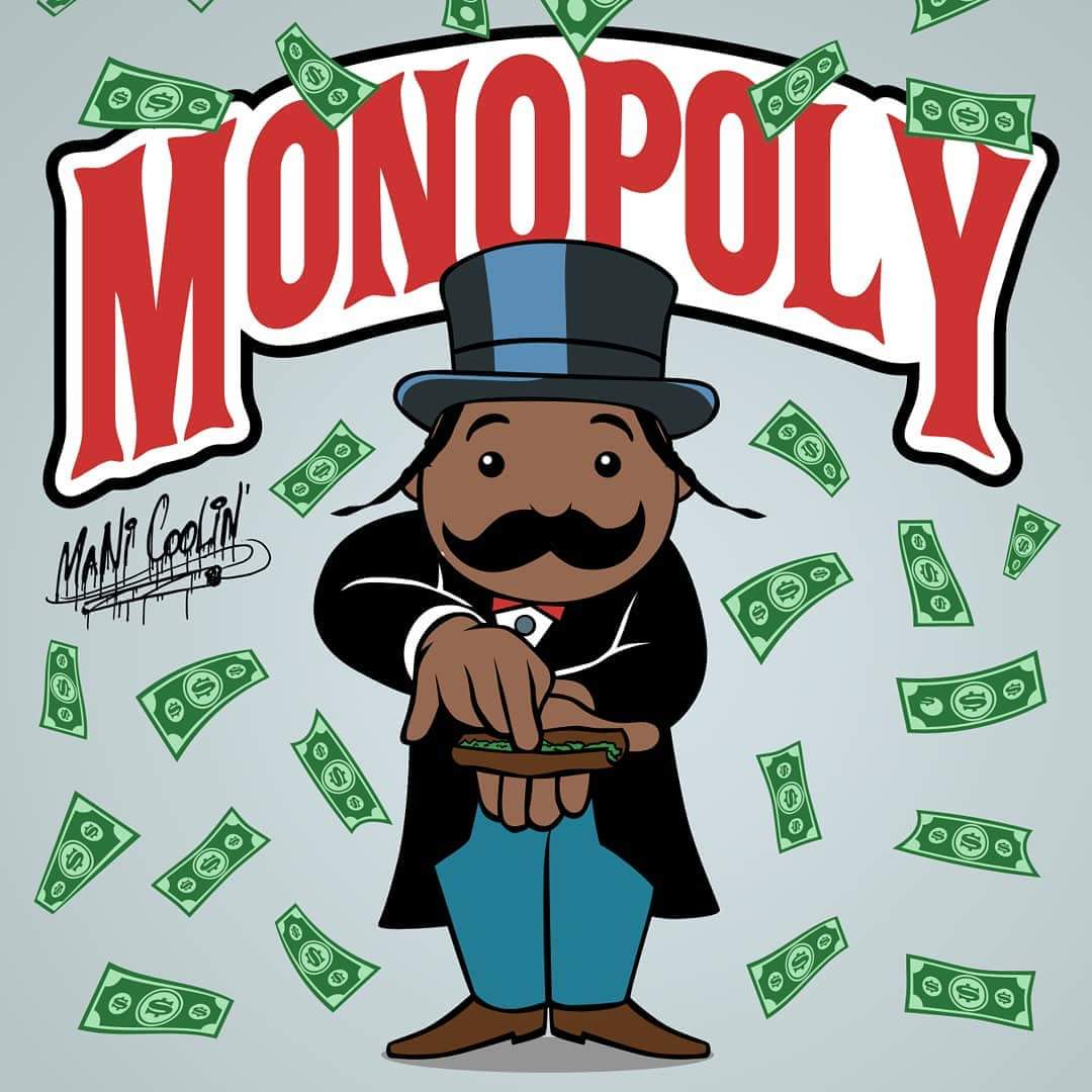 Monopoly Man Smoking