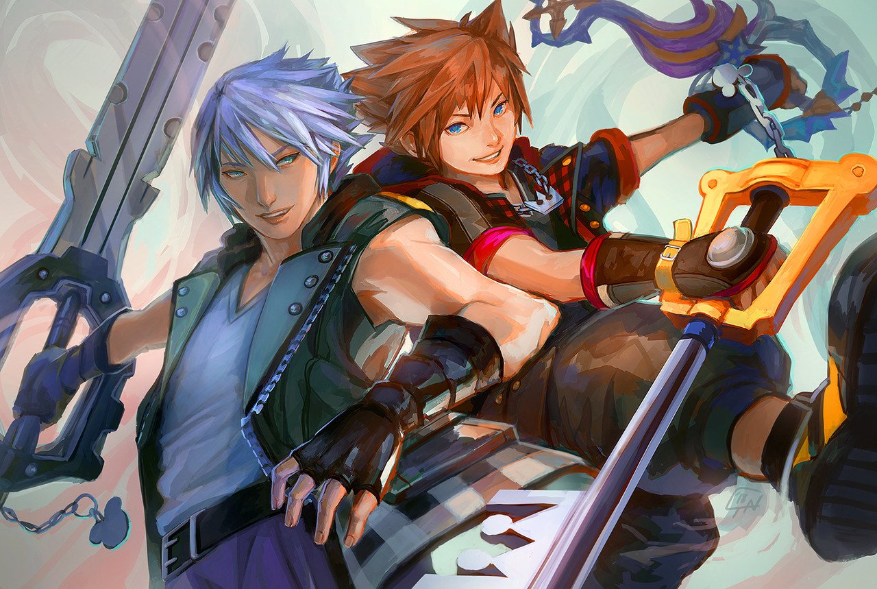 Kingdom Hearts Sora And Riku Wallpaper
