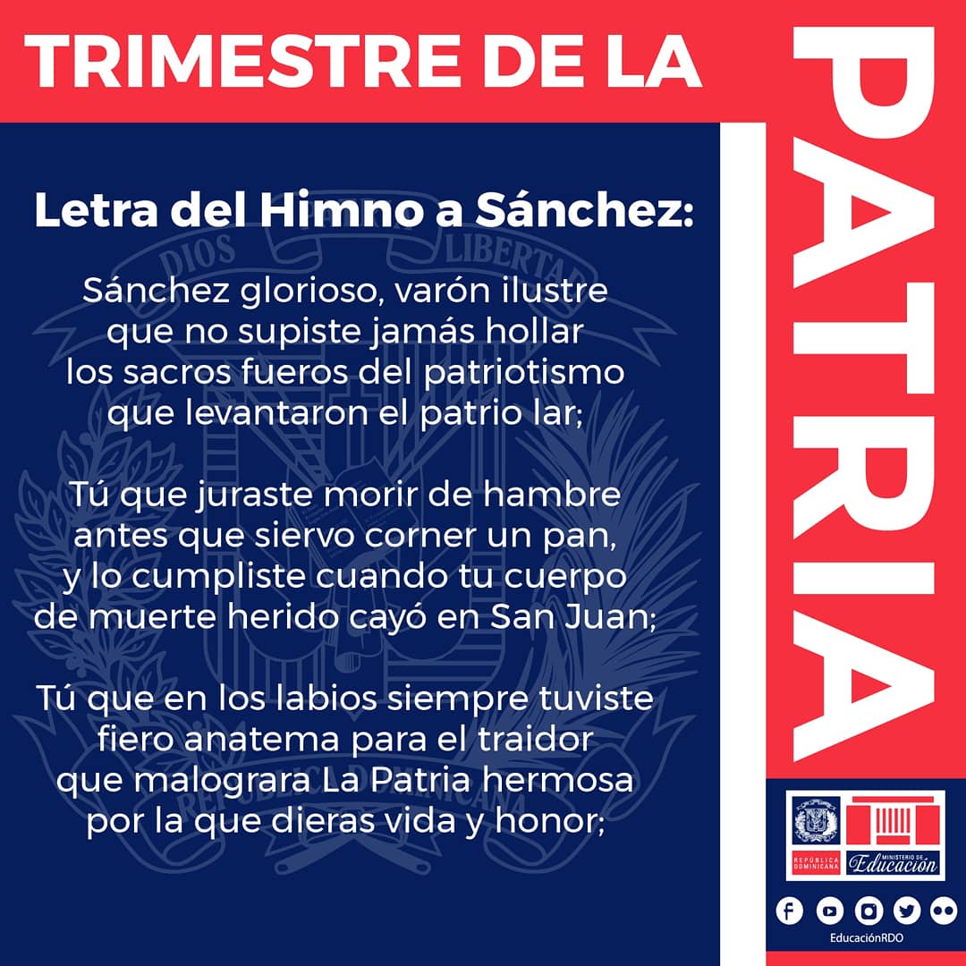 Compartimos las letras del Himno a Sánchez, composición de Ramón Emilio ...