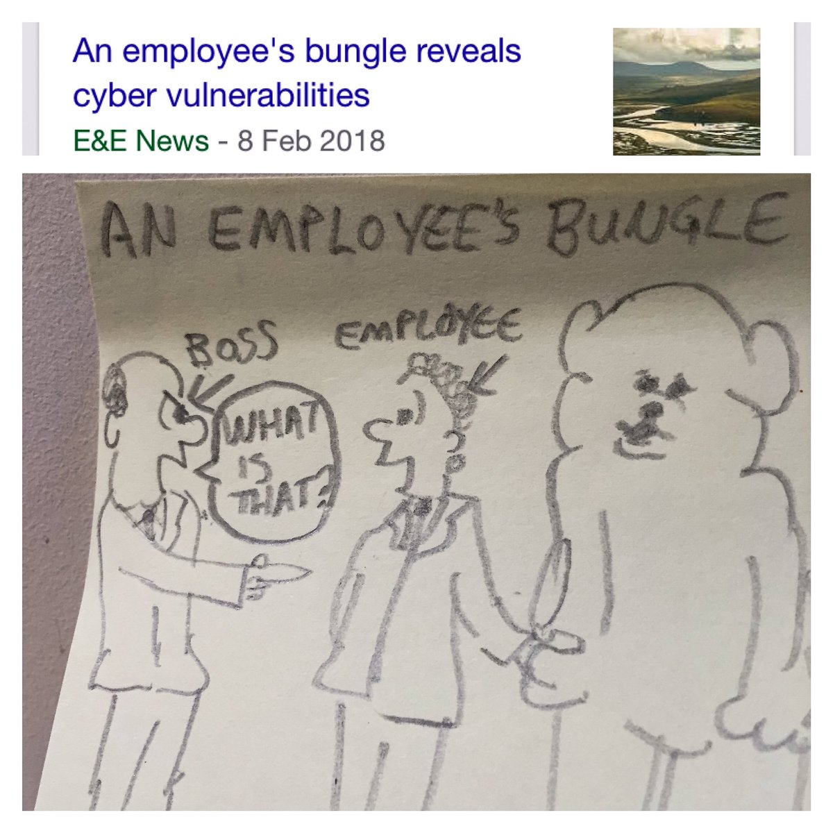 14 headlines with the word "bungle" illustrated with cartoons to ...