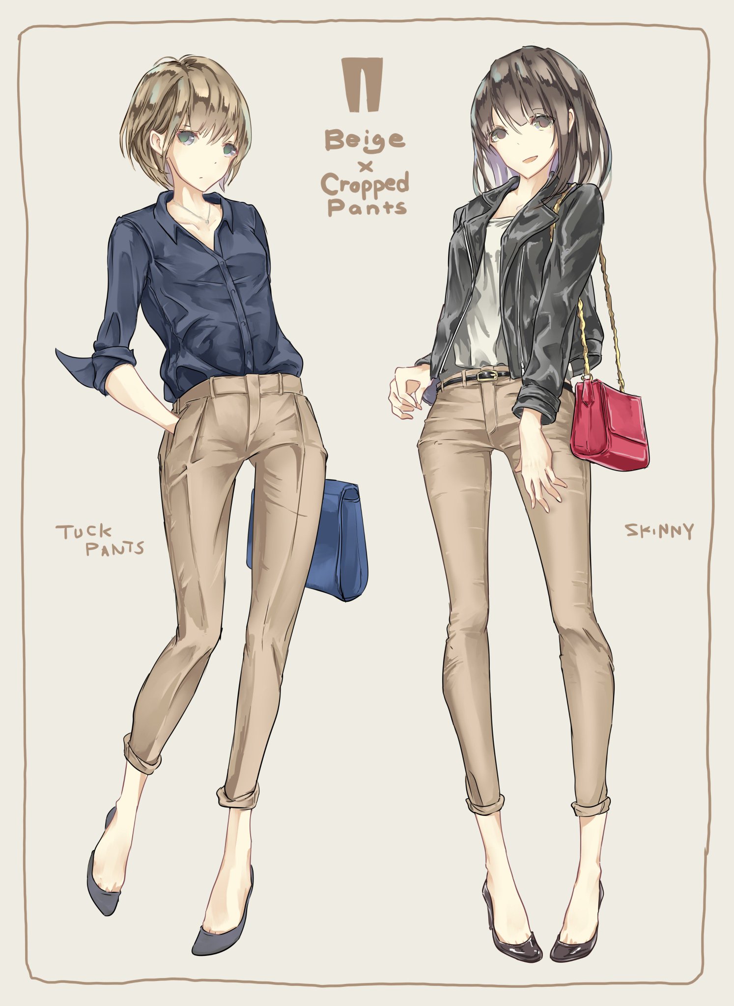 しんたろ@COMITIA141お-19a on Twitter: "パンツスタイルのお姉さん好きなひとへ届け～。 #私の作品もっと沢山の人に広がれ祭り https://t.co ...