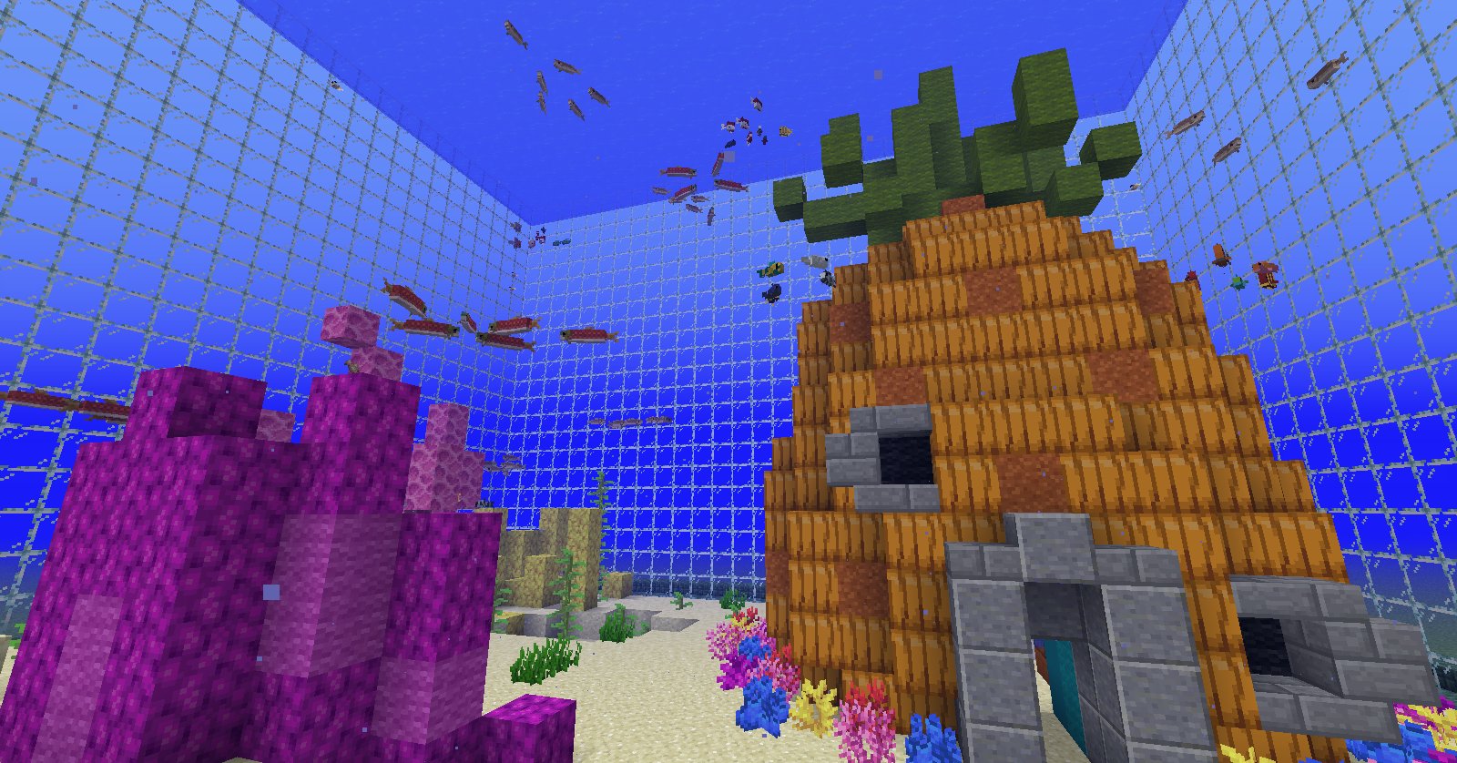 Spongebob Minecraft Pineapple