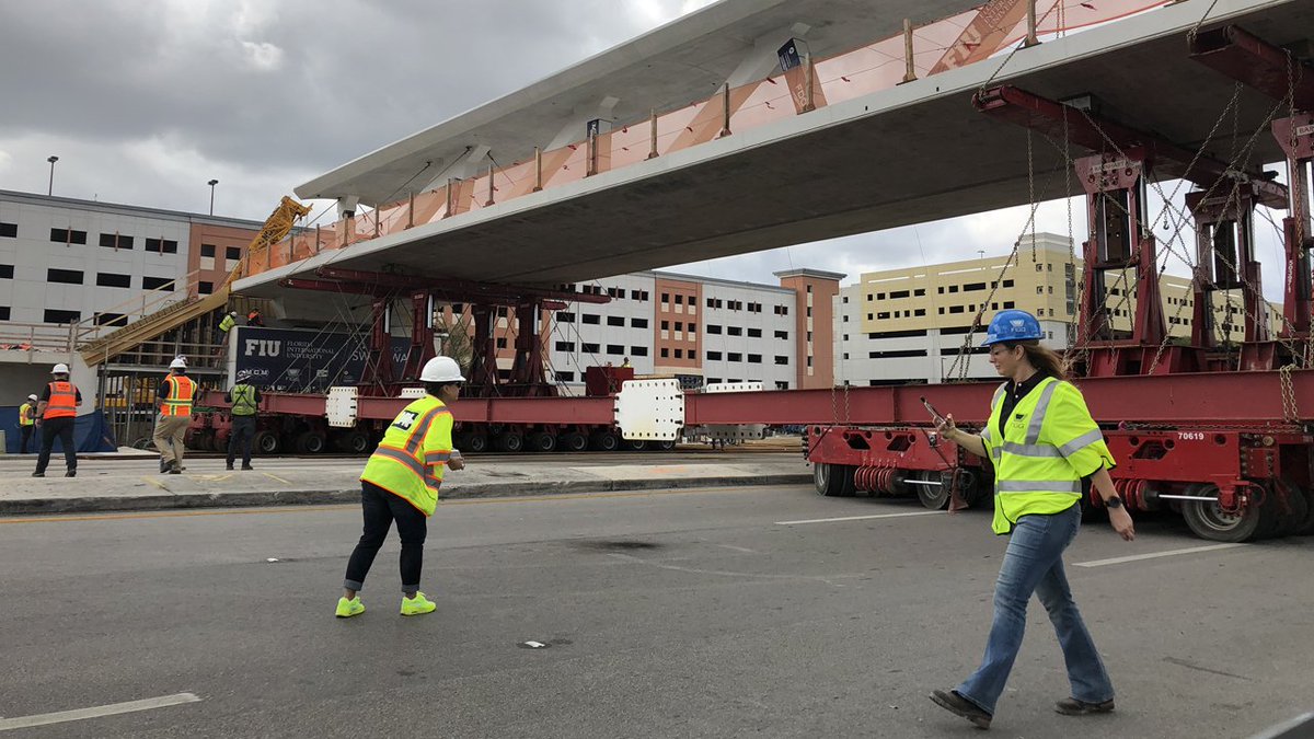 FIU installs new pedestrian bridge over the Trail in a few hours ...