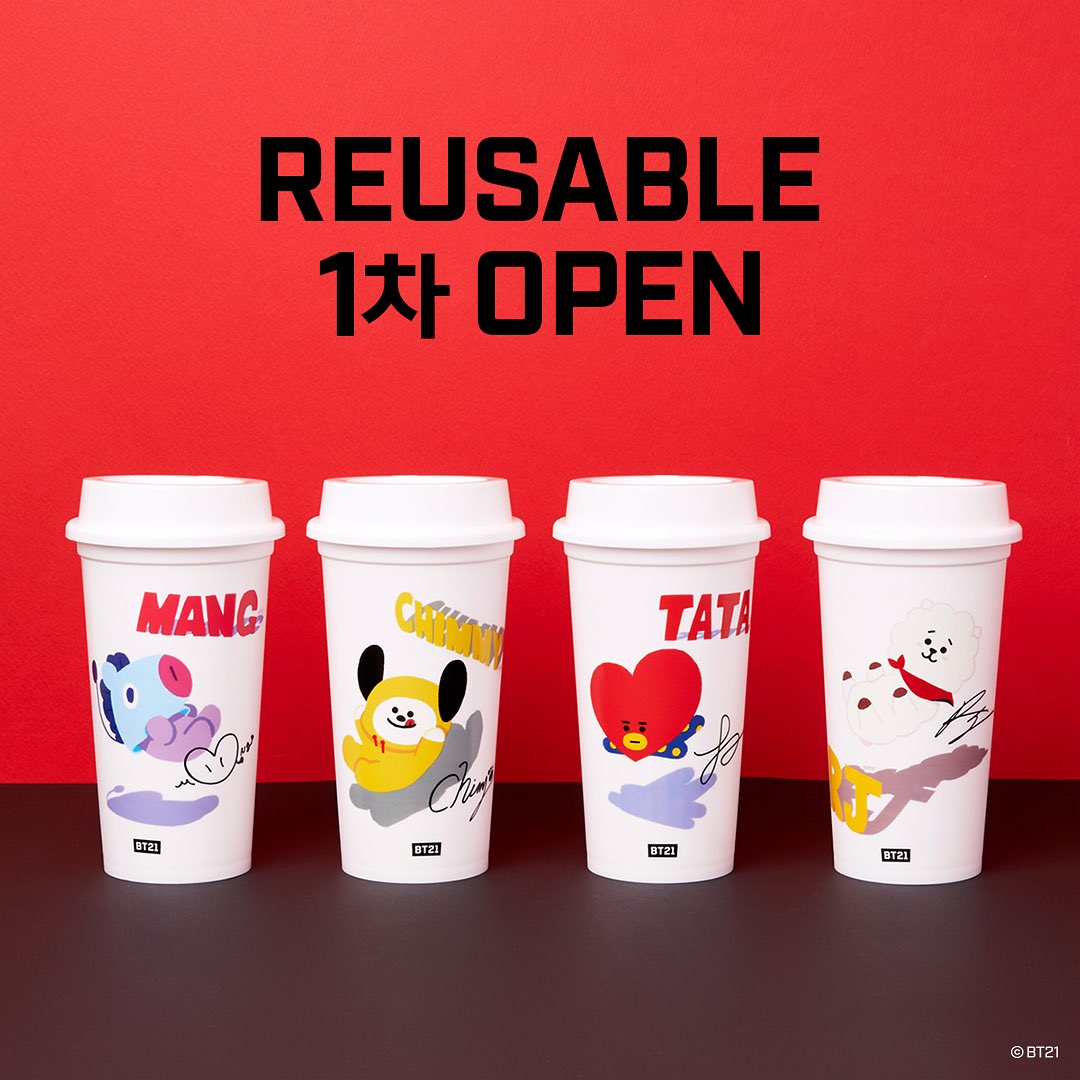 BTS National⁷ on Twitter: "180227 Dunkin’ Donuts Korea Instagram update with BTS BT21 (https://t ...