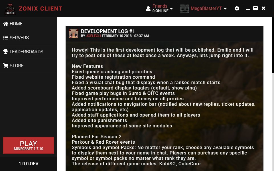 Mega on Twitter: " ️ ZONIX CLIENT 1.0.0 DEV ️ · Cliente anti-cheat que sube FPS porque no usa ...