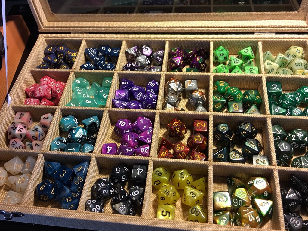 I like to collect dice, anyone know of a good way to display a ...