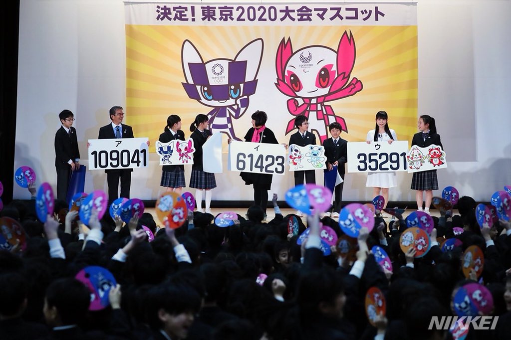 The results of the voting on the Tokyo 2020 mascots! : olympics