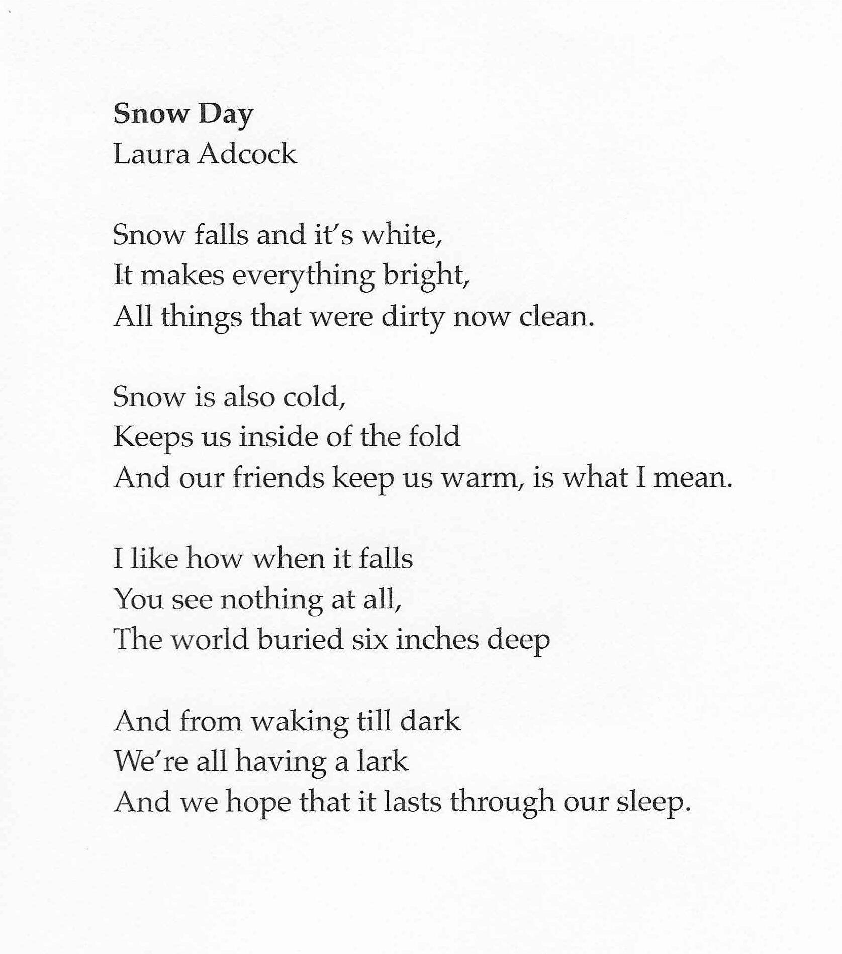 Poems About Snow Days Inspiring Winter Solstice Poems: Snowy Night By