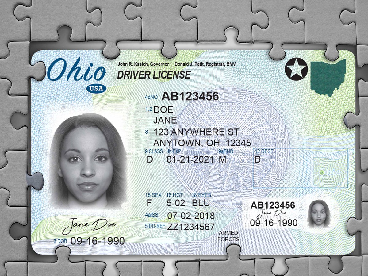 Ohio drivers license number format - joelikos