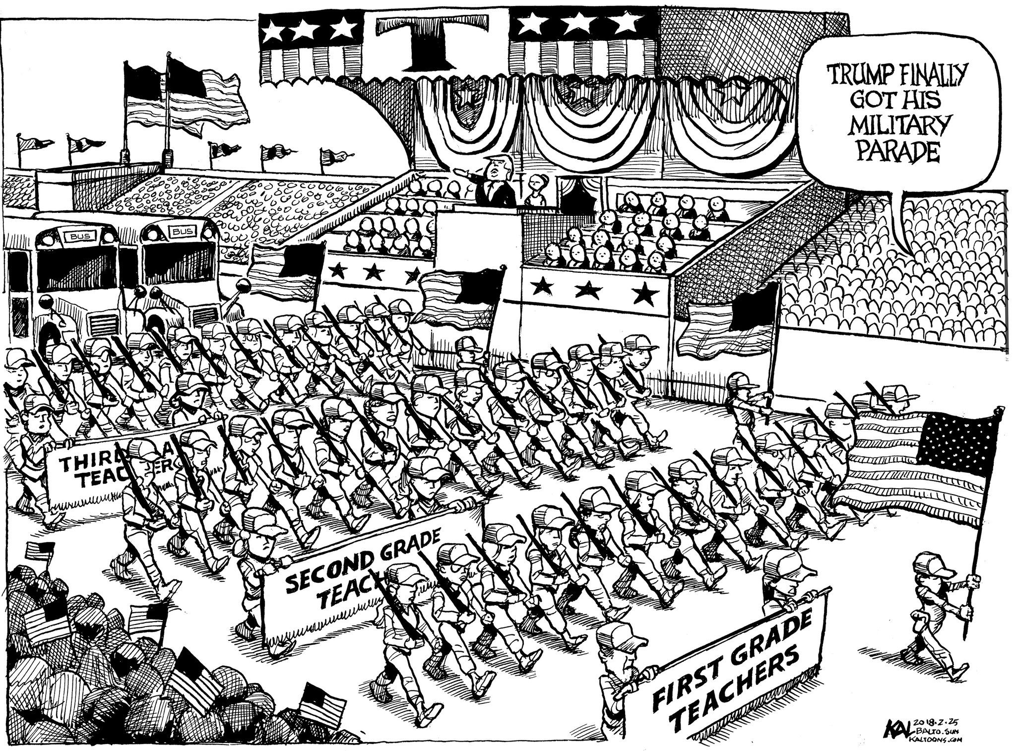 Political Cartoons About Teaching