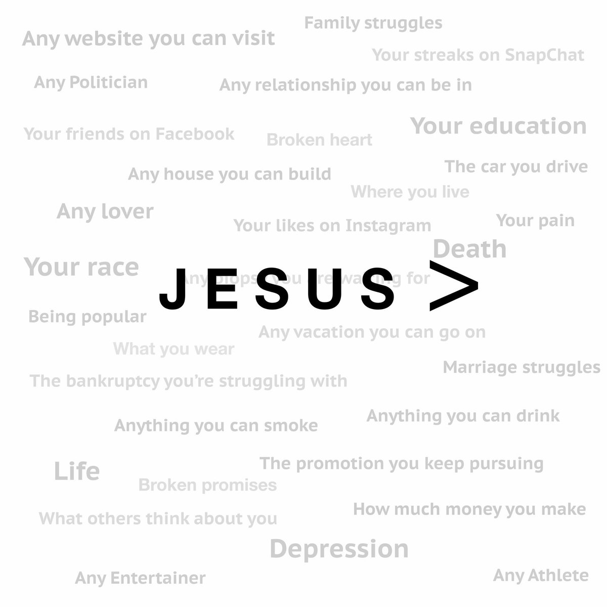 Jesus Is Greater Than