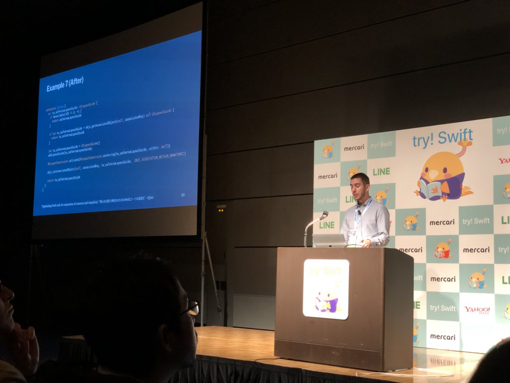 Optimizing Swift code for separation of concerns and simplicity #tryswiftconf (6ページ目) - Togetter ...