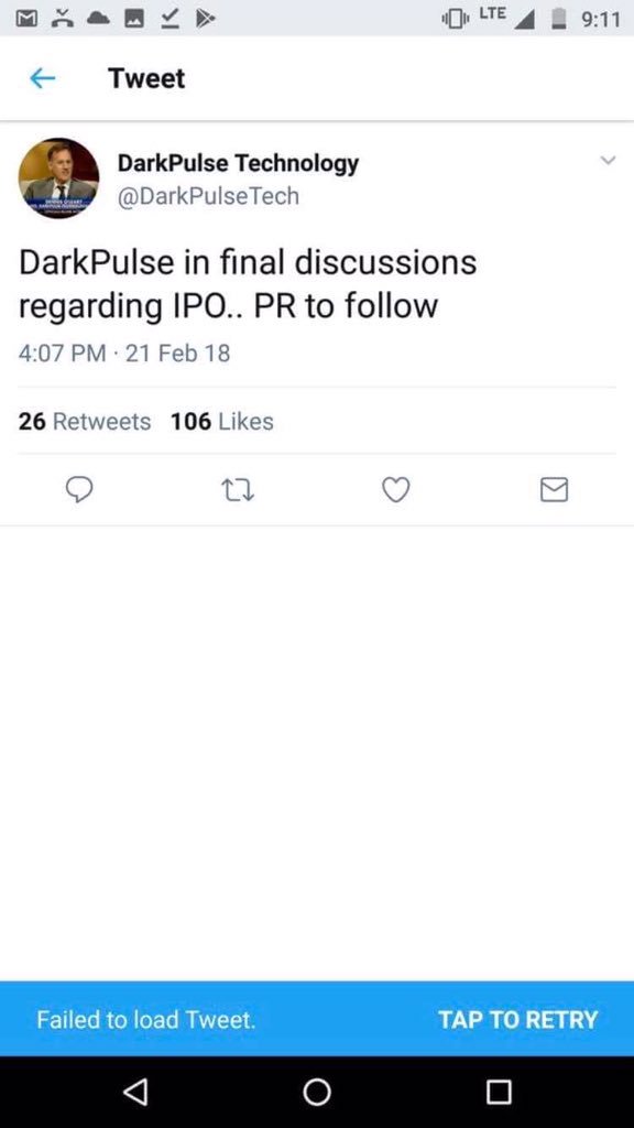 DarkPulse Inc. on Twitter: "We are pleased to announce Mr. Dennis O’Leary has been appointed as ...