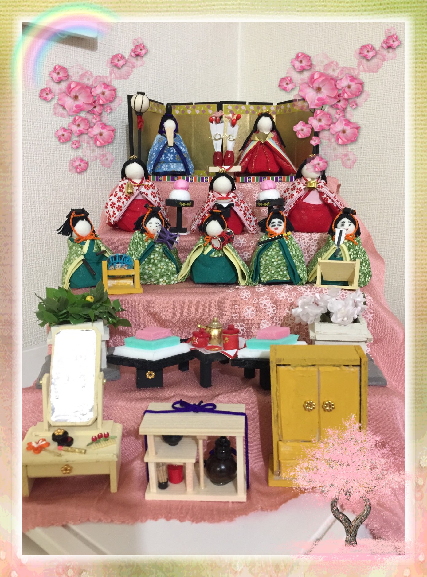 2021新発 フェリシモ おひなさま 手作りキット setonda.com