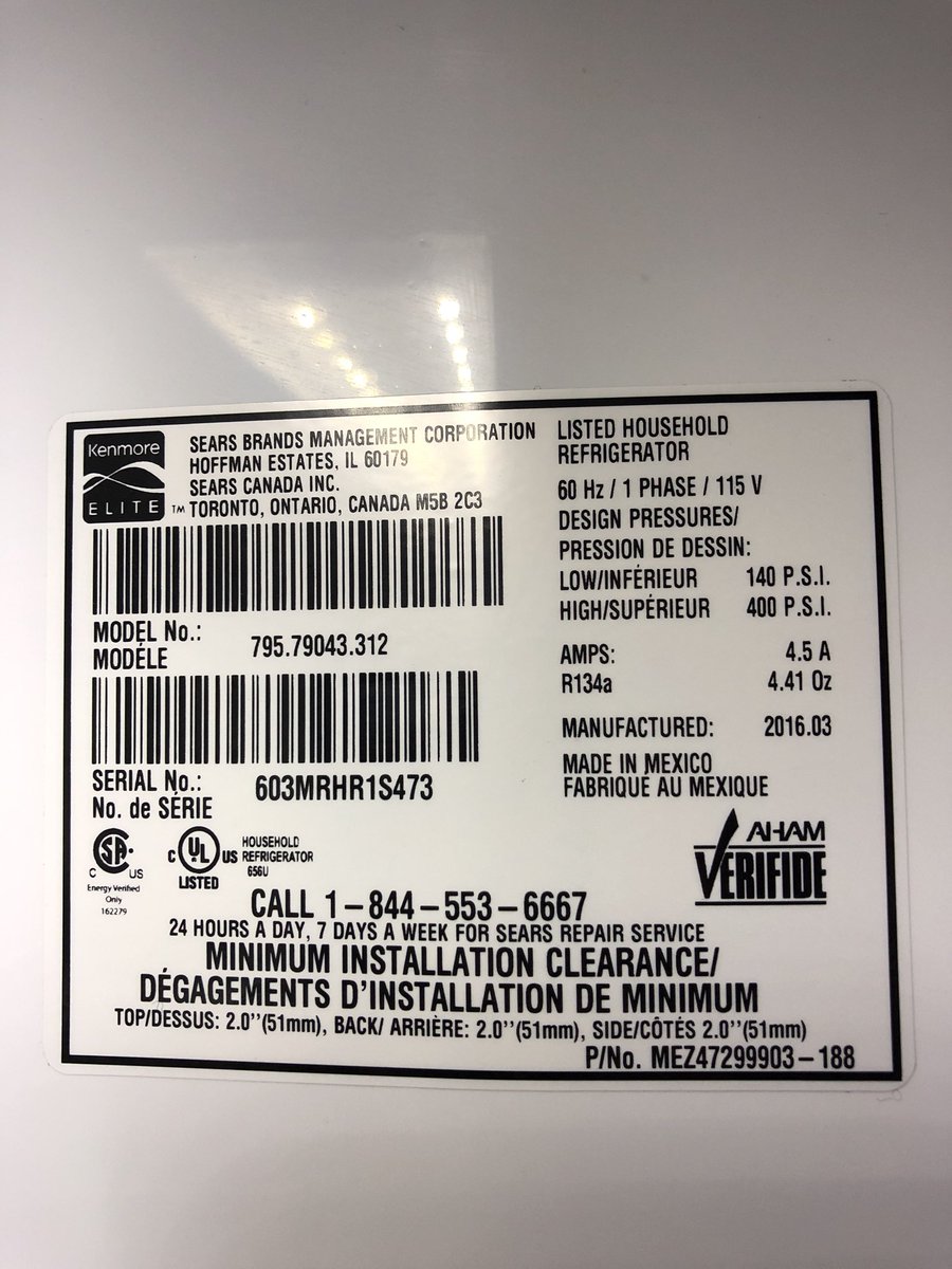 How To Decode Your Kenmore Freezer Model Number And What It Tells You ...
