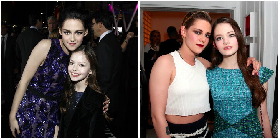 Mackenzie Foy And Kristen Stewart