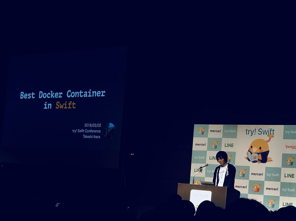 Best Docker Container in Swift #tryswiftconf - posfie