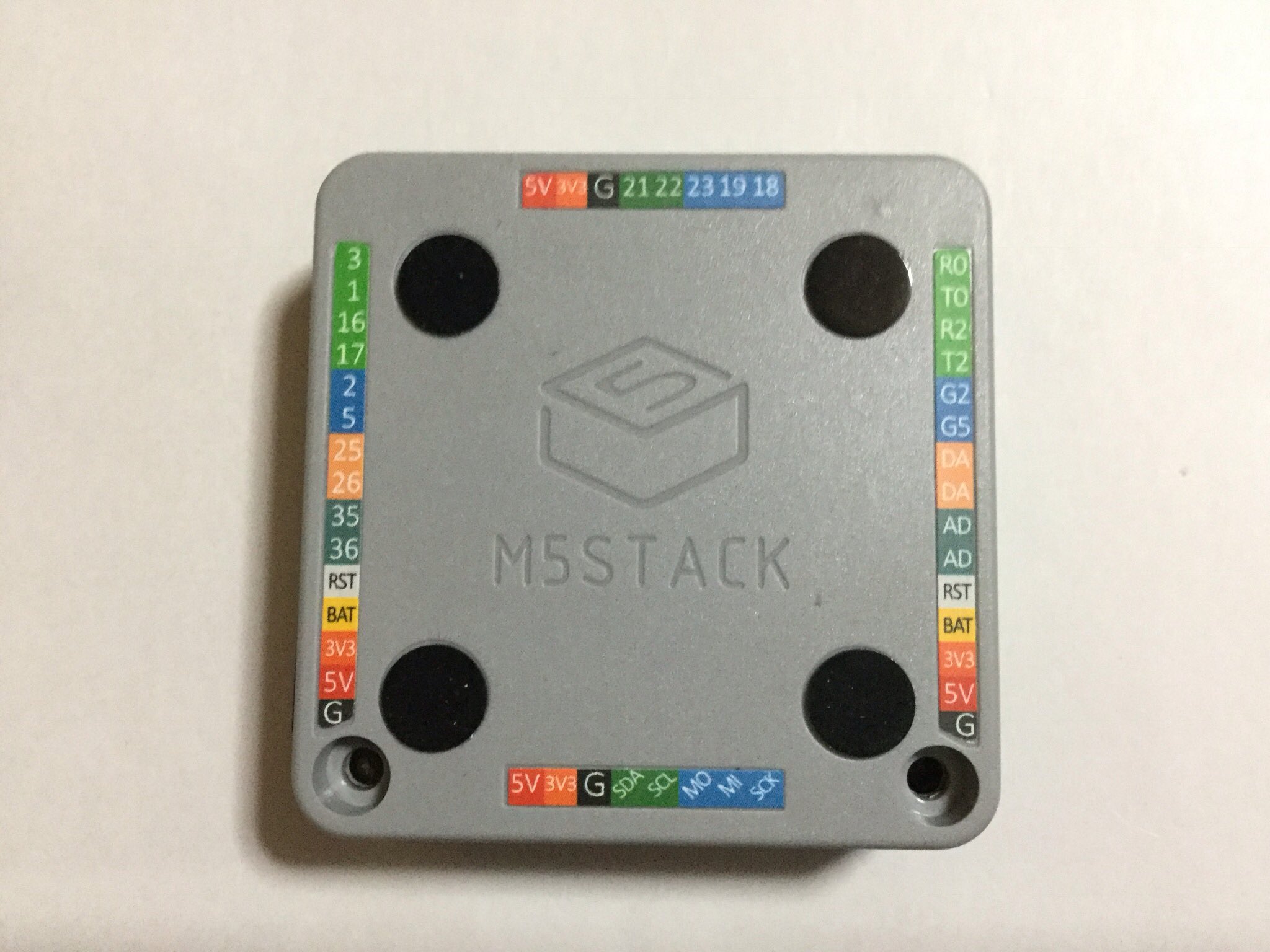 robo8080 on Twitter: "M5Stack Gray（9軸IMU搭載）届いた〜 こんな感じ(1）…
