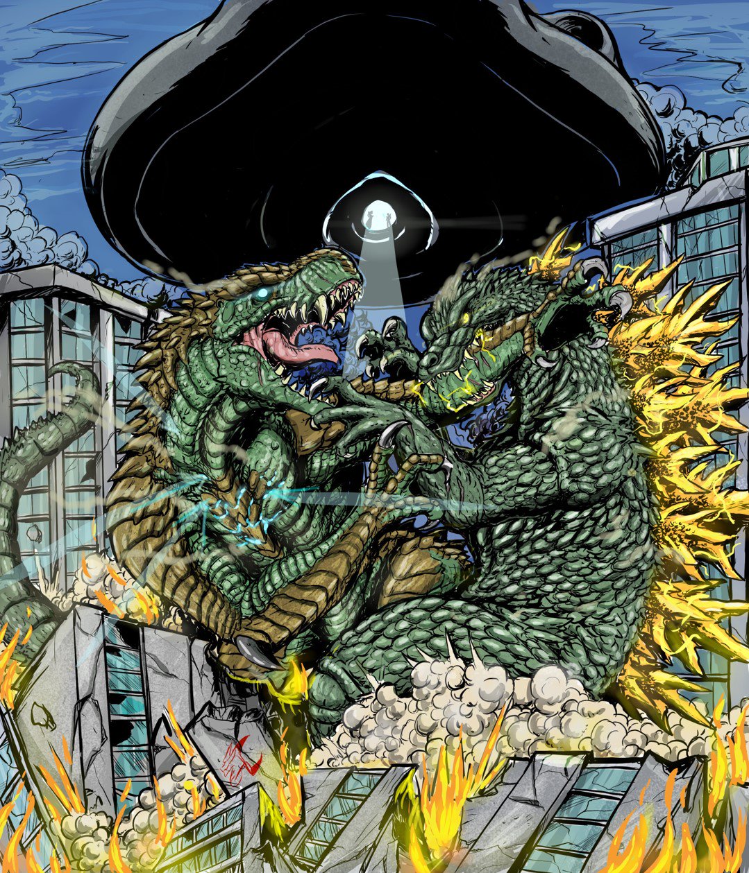 Godzilla Vs Zilla Comic