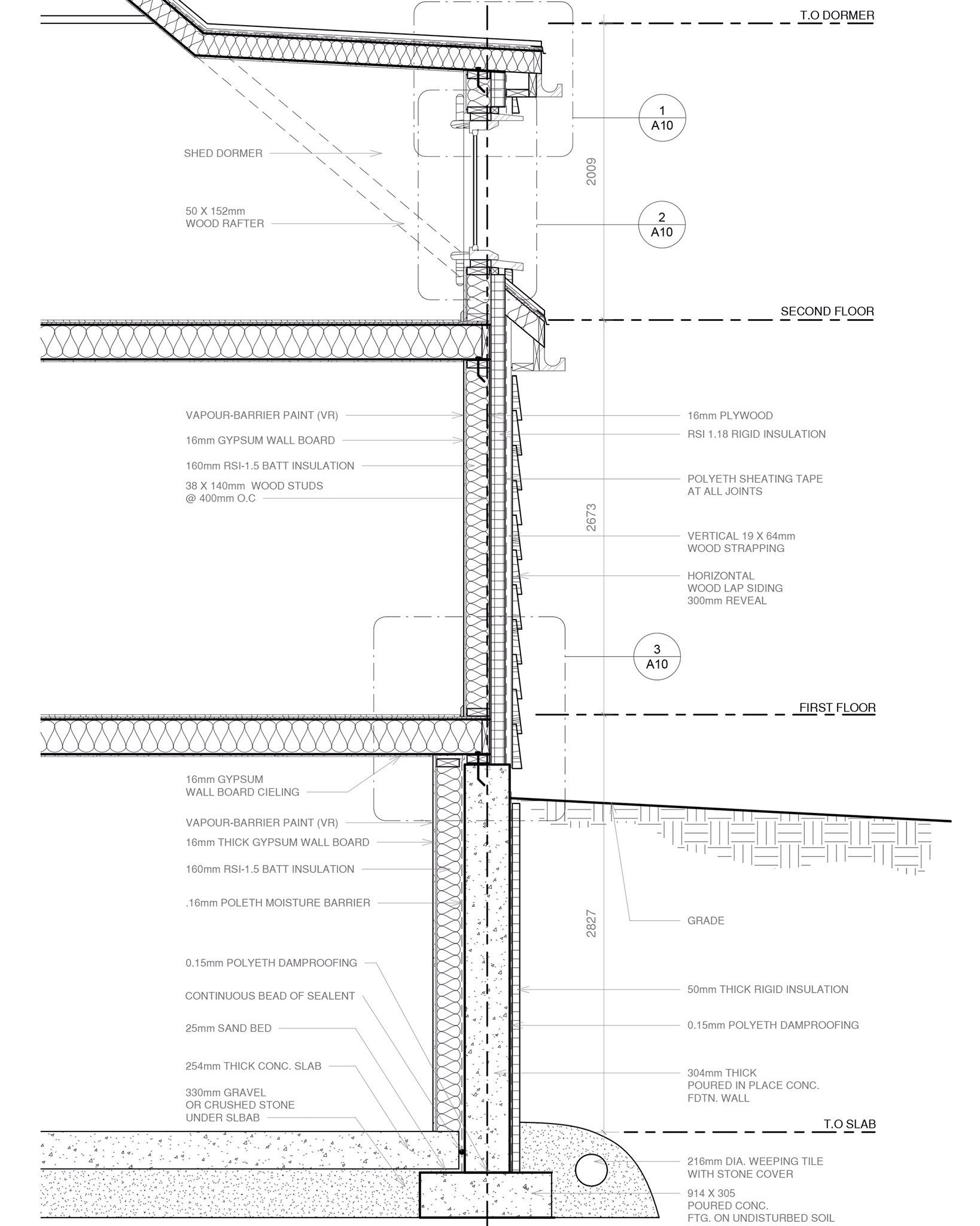 Interior Residential Wall Section Detail Apartment Interiors Detail