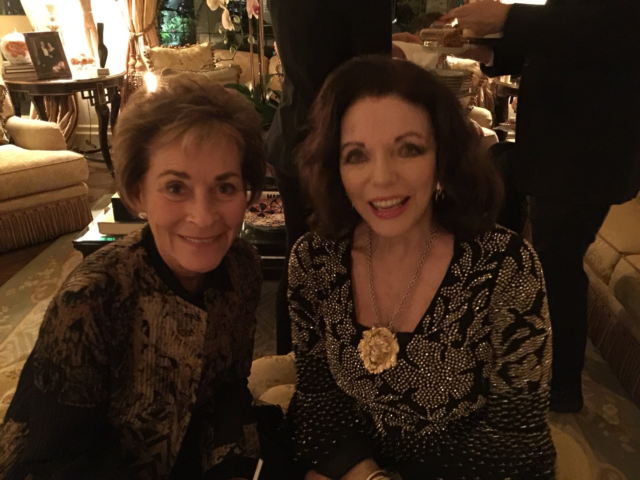 Joan Collins On Twitter Dont Want To Get Into Trouble Judgejudy Around