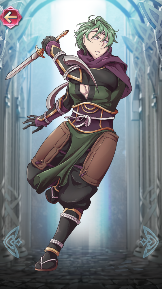I tried making FEH-style illustrations for Kaze : r/FireEmblemHeroes