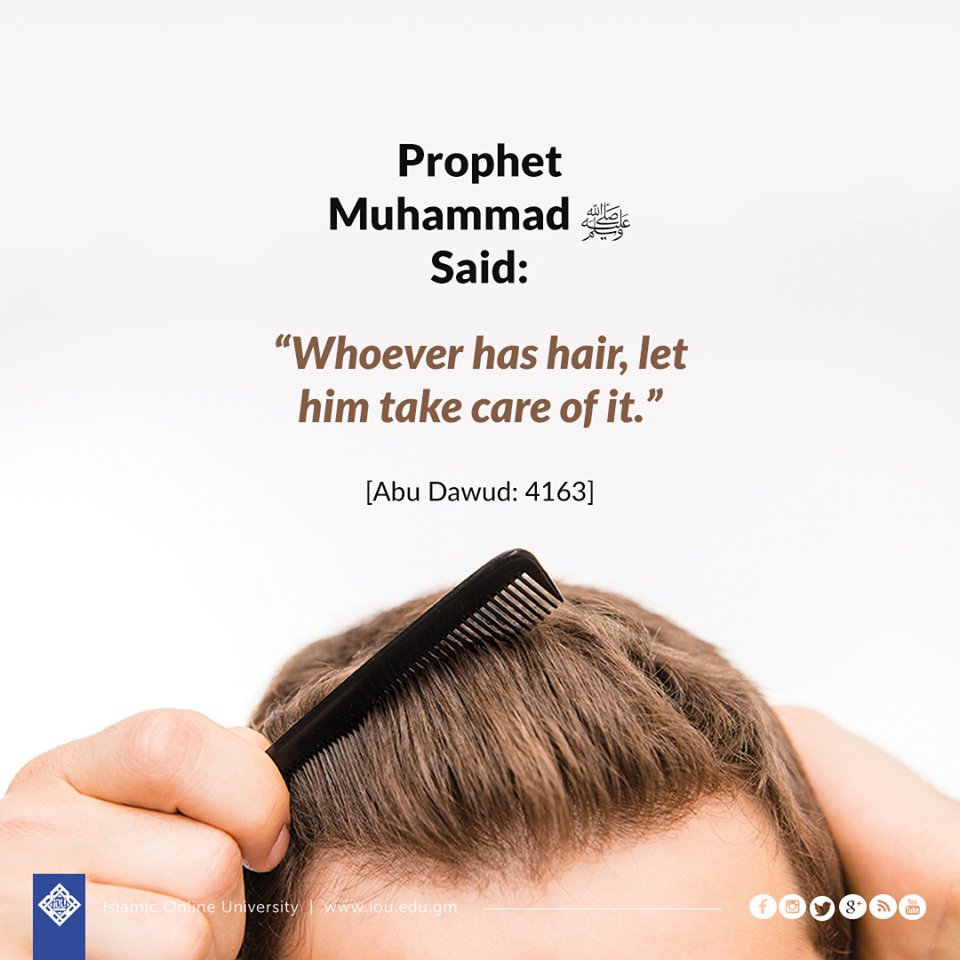 Prophet Muhammad Hair