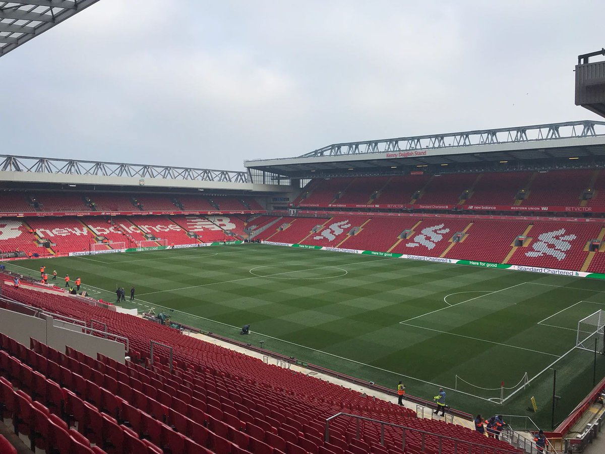 It's a cold one at Anfield today. ️ Wrap up warm, Reds! ? | Liverpool ...