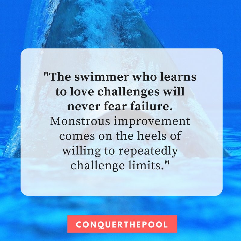 Olivier Poirier-Leroy on Twitter: ""The swimmer who learns to love challenges will never fear ...