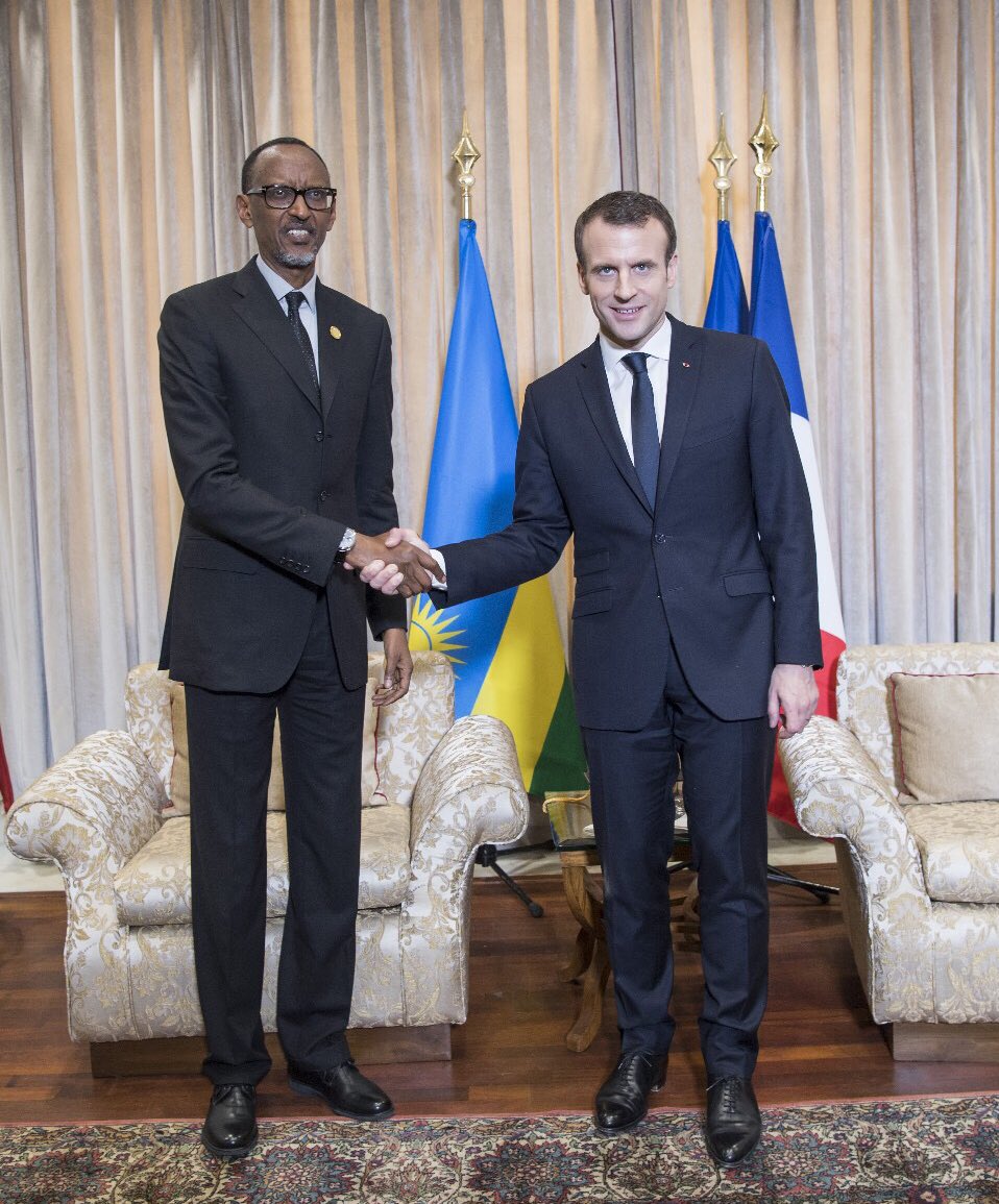 Presidency | Rwanda on Twitter: "President Kagame meets with French President @EmmanuelMacron on ...