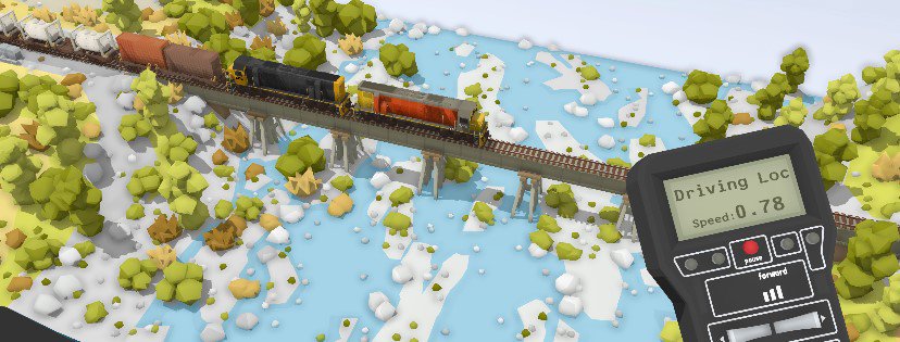 Official map of Rolling Line (model train game) featuring many familiar ...