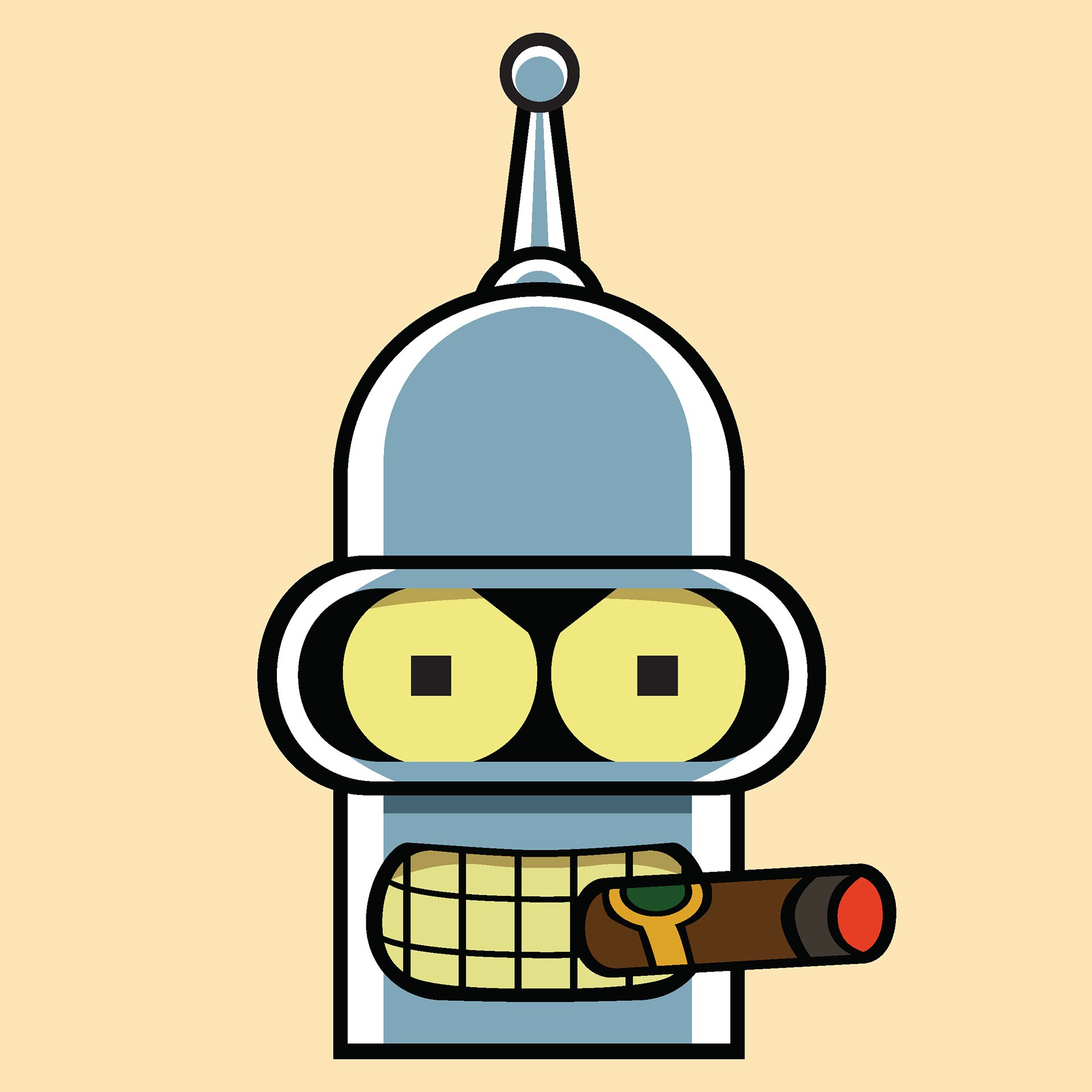 Bender Futurama Head