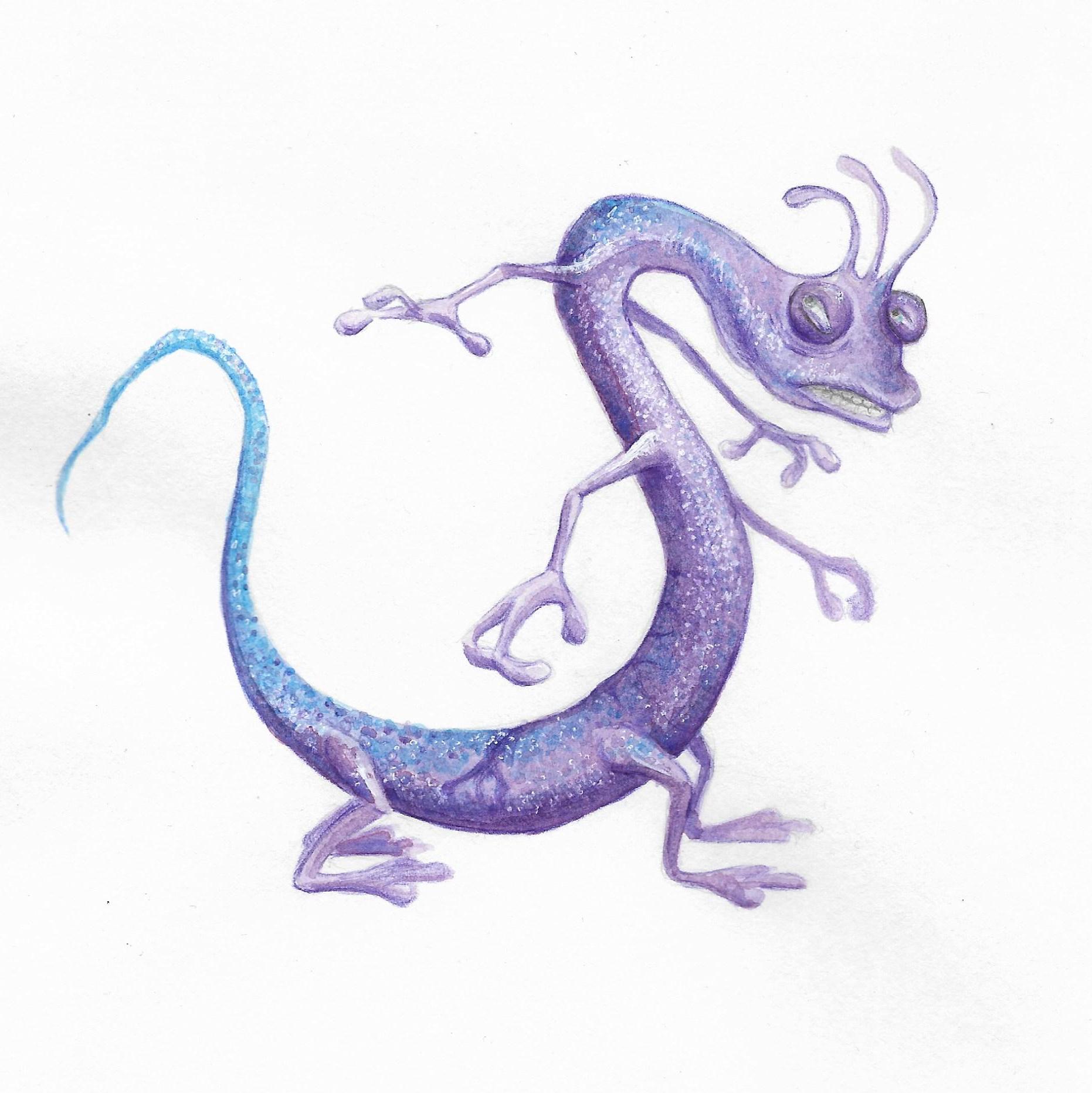 Randall Monsters Inc Drawing