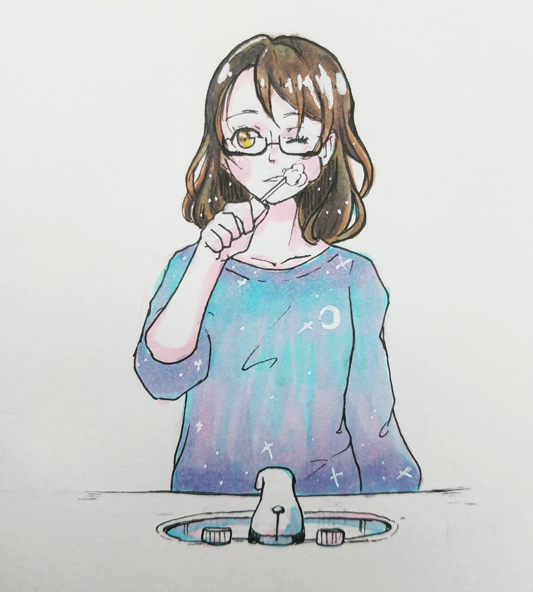 Lazy Anime Girl Drawing Easy Anime Drawing || How To Draw Anya From