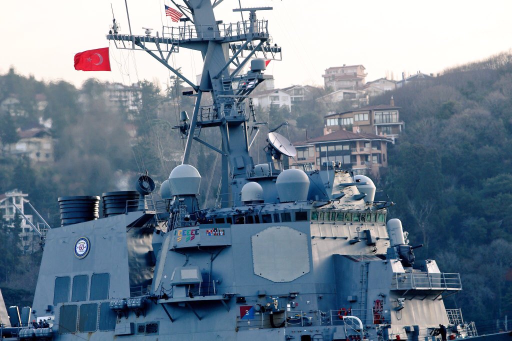 American Destroyer Packed New Electronic Warfare System During Black ...