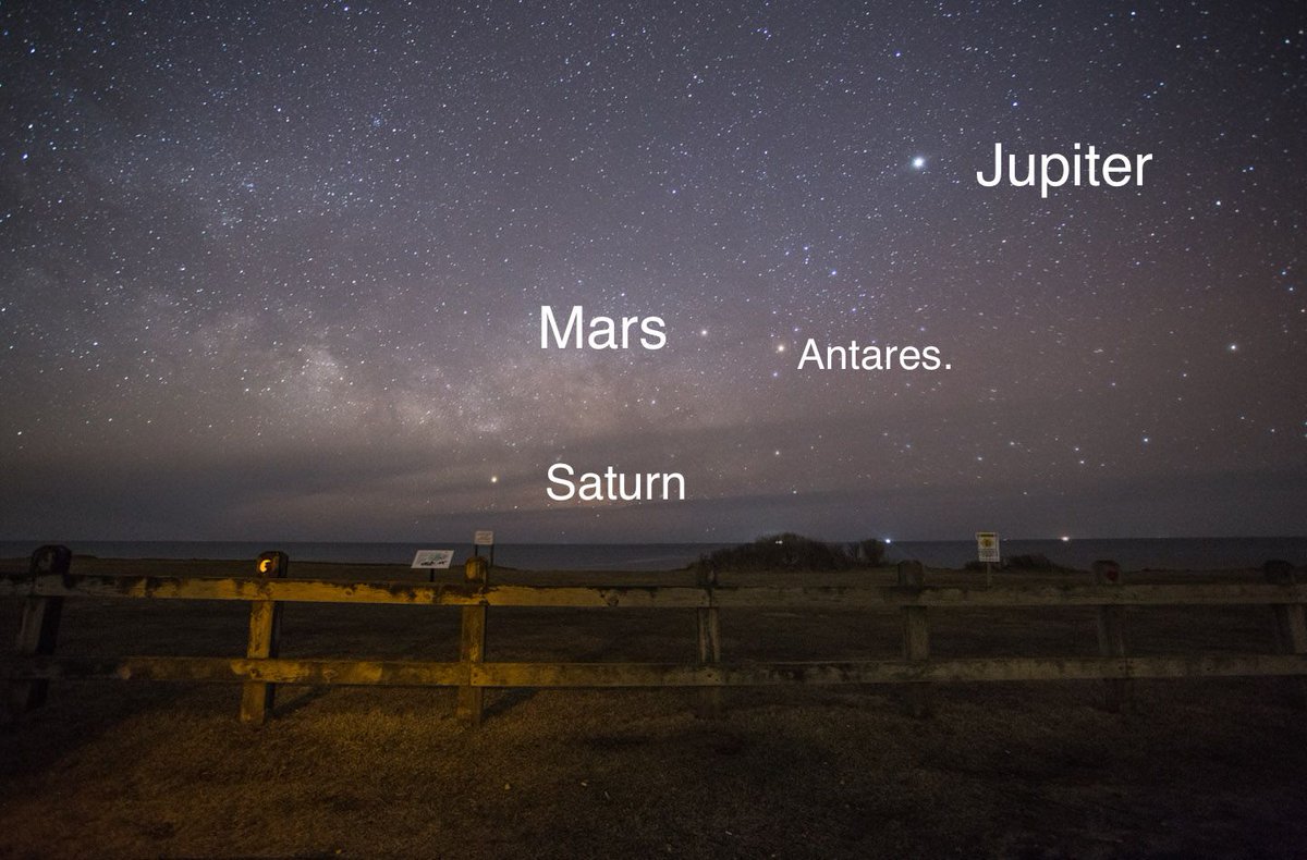 Antares Star In Milky Way