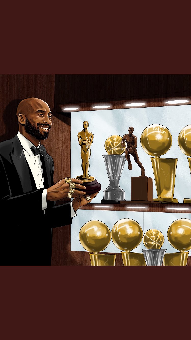 Kobe Bryant 5 Trophies Kobe Bryant Los Angeles Lakers 5 Trophies
