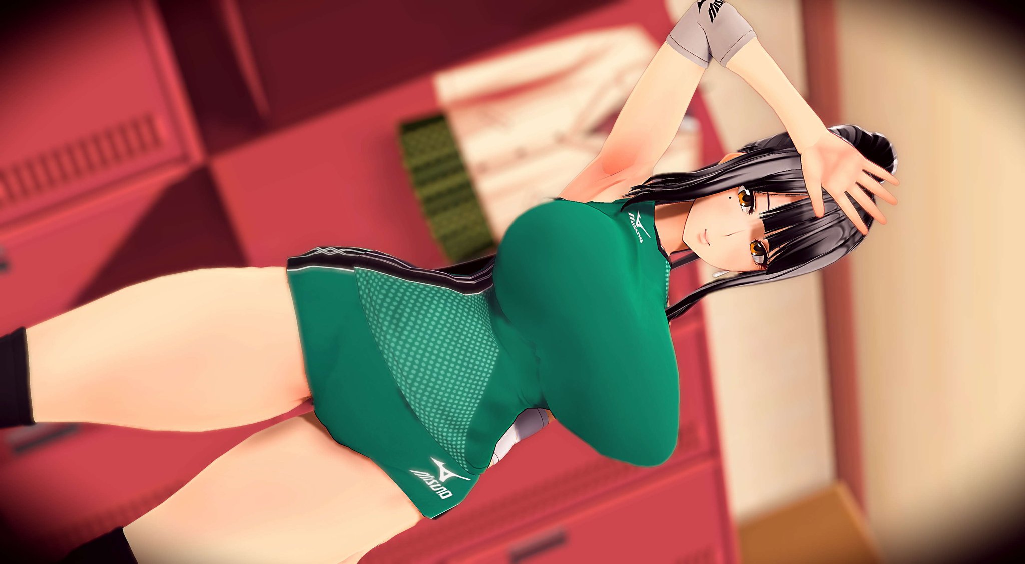 シールダーク@CM3D2 on Twitter: "「♡おっぱいバレー♡」をpixivに投稿しました。零と同じクラスのえりかです(*´ω`*) 長乳首にもなっちゃうのが特徴。 #CM3D2 ...